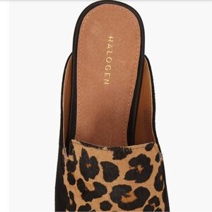 Halogen | Shoes | Halogen Corbin Leather Calf Hair Mules | Poshmark